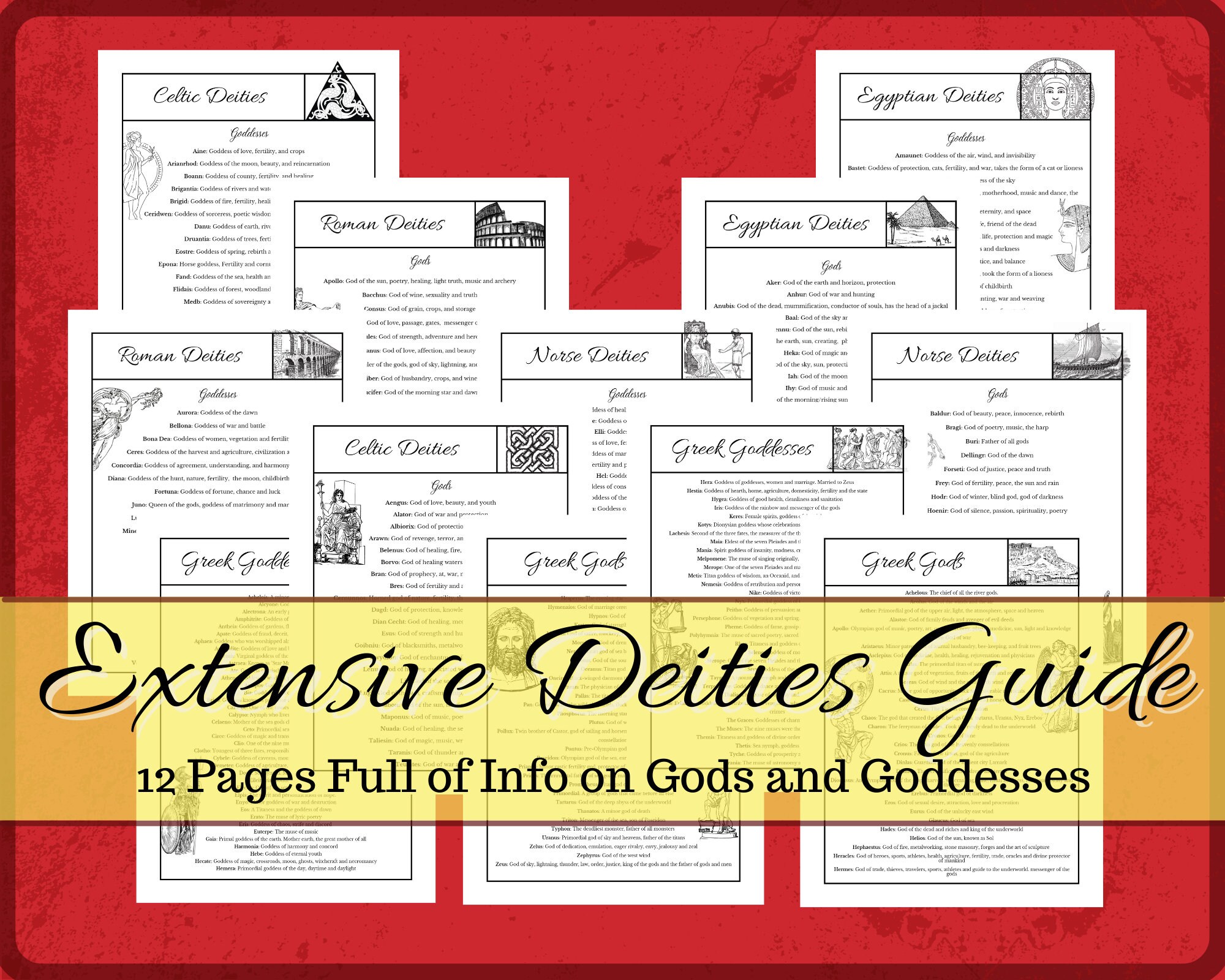Deities Guide Pack - Etsy