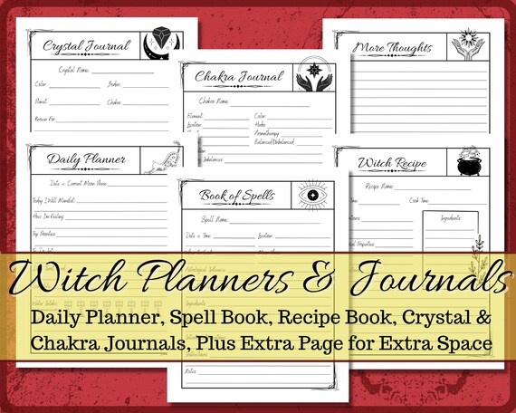 Witch Planners for Any Book of Shadows - Etsy