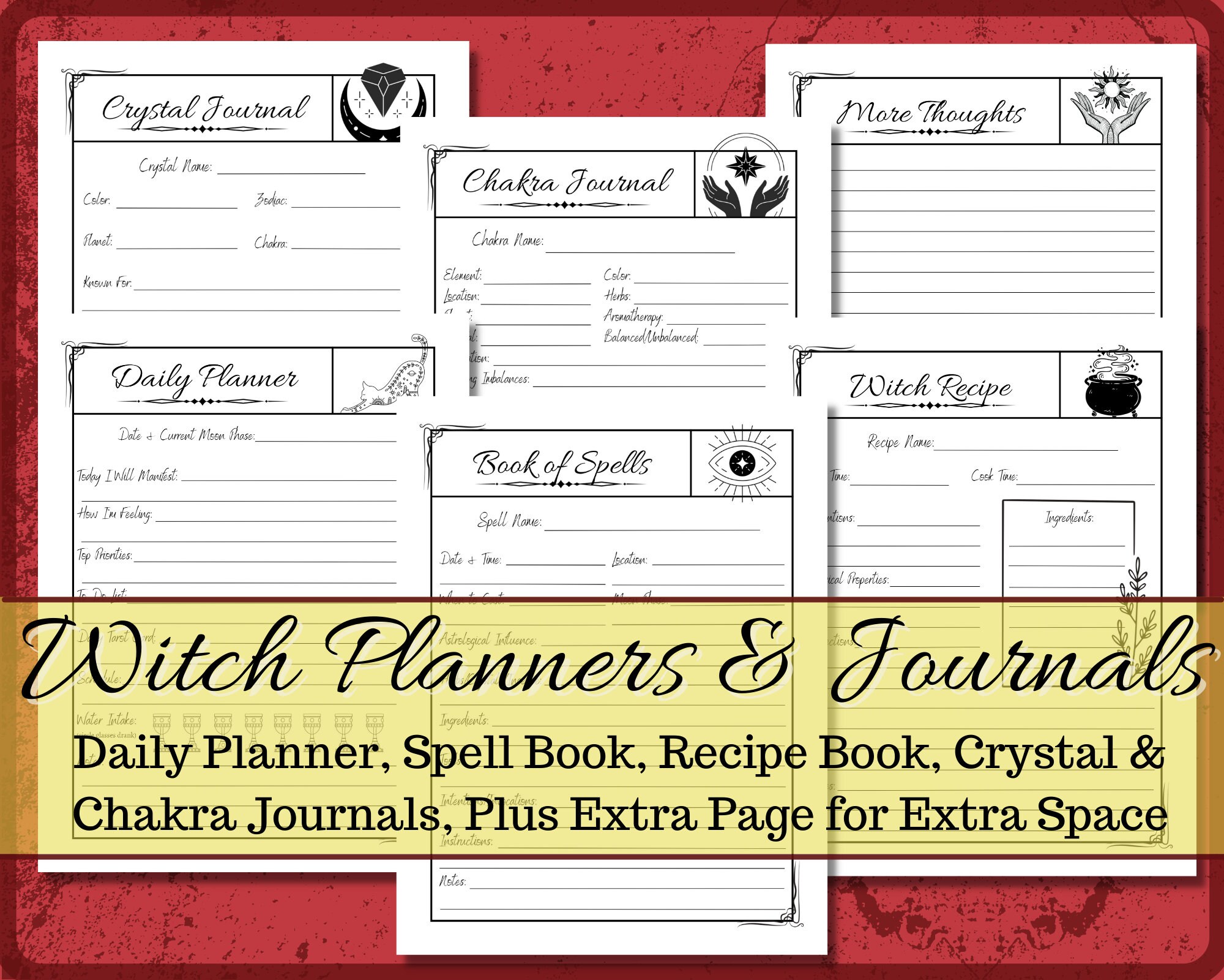 Witch Planners for Any Book of Shadows - Etsy