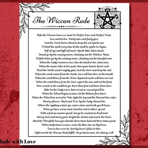 Wiccan Rede- Witches Rede- Digital Download - Etsy