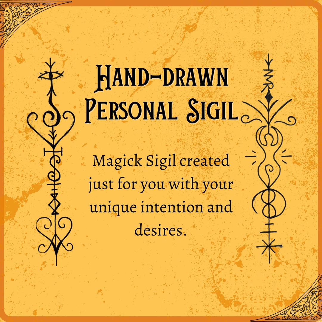Custom Magick Sigil Hand-drawn - Etsy