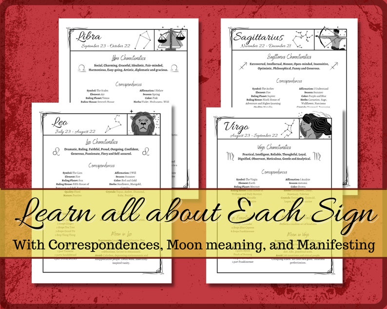 Complete Astrology Guide Pack - Etsy