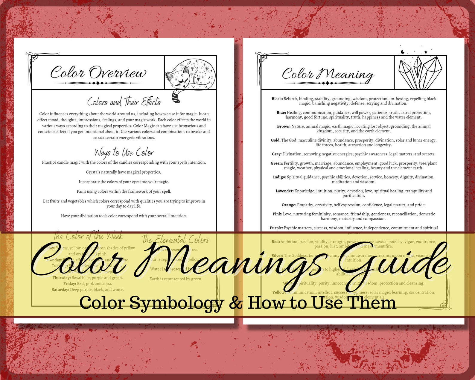 Color Correspondences | Etsy