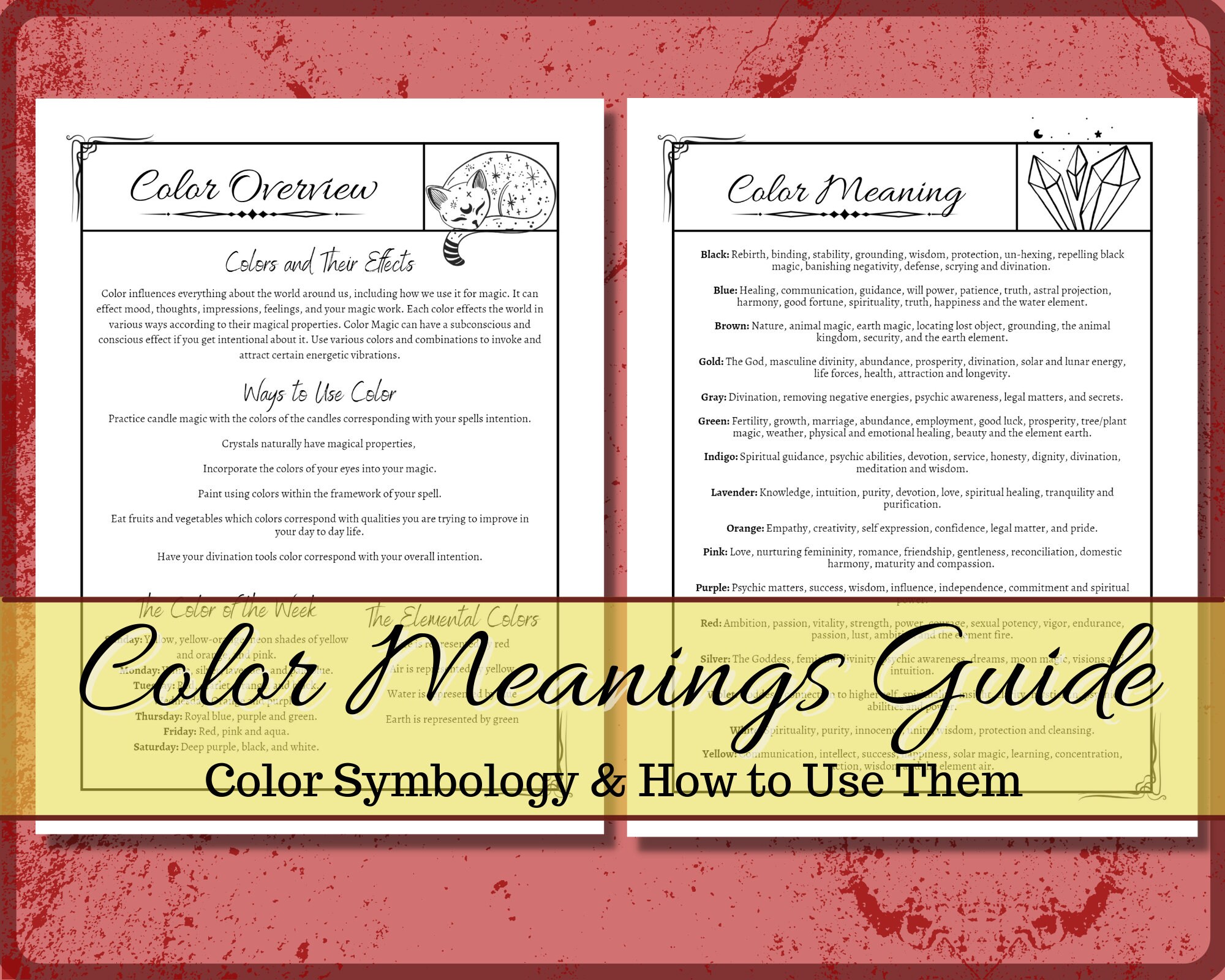 Color Correspondences | Etsy