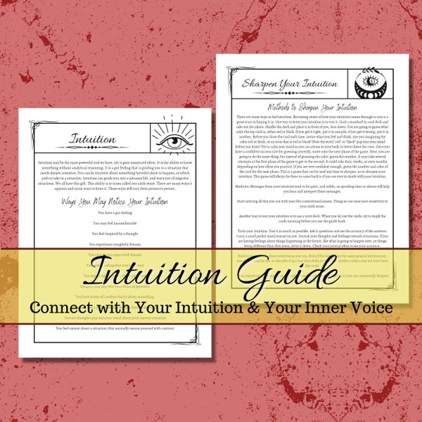 Intuition - Etsy