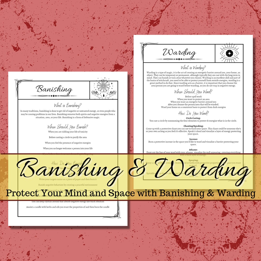 Banishing and Warding Guide - Etsy