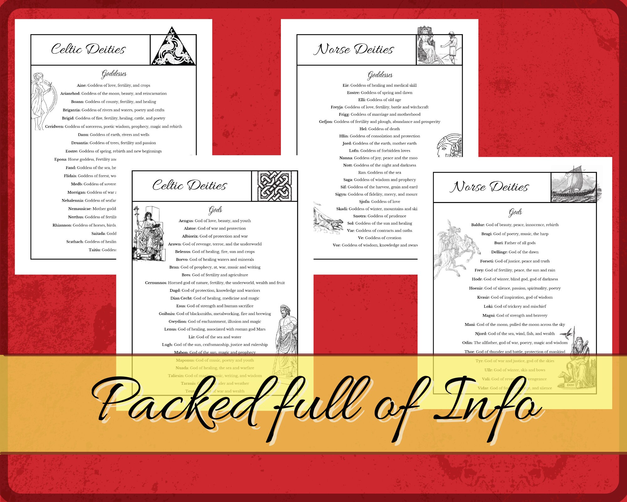 Deities Guide Pack - Etsy
