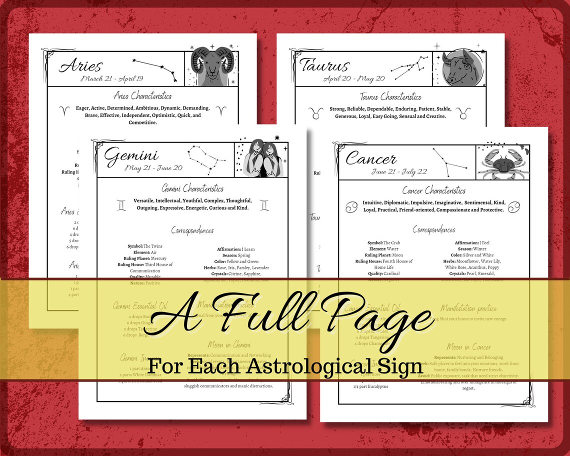 Complete Astrology Guide Pack - Etsy