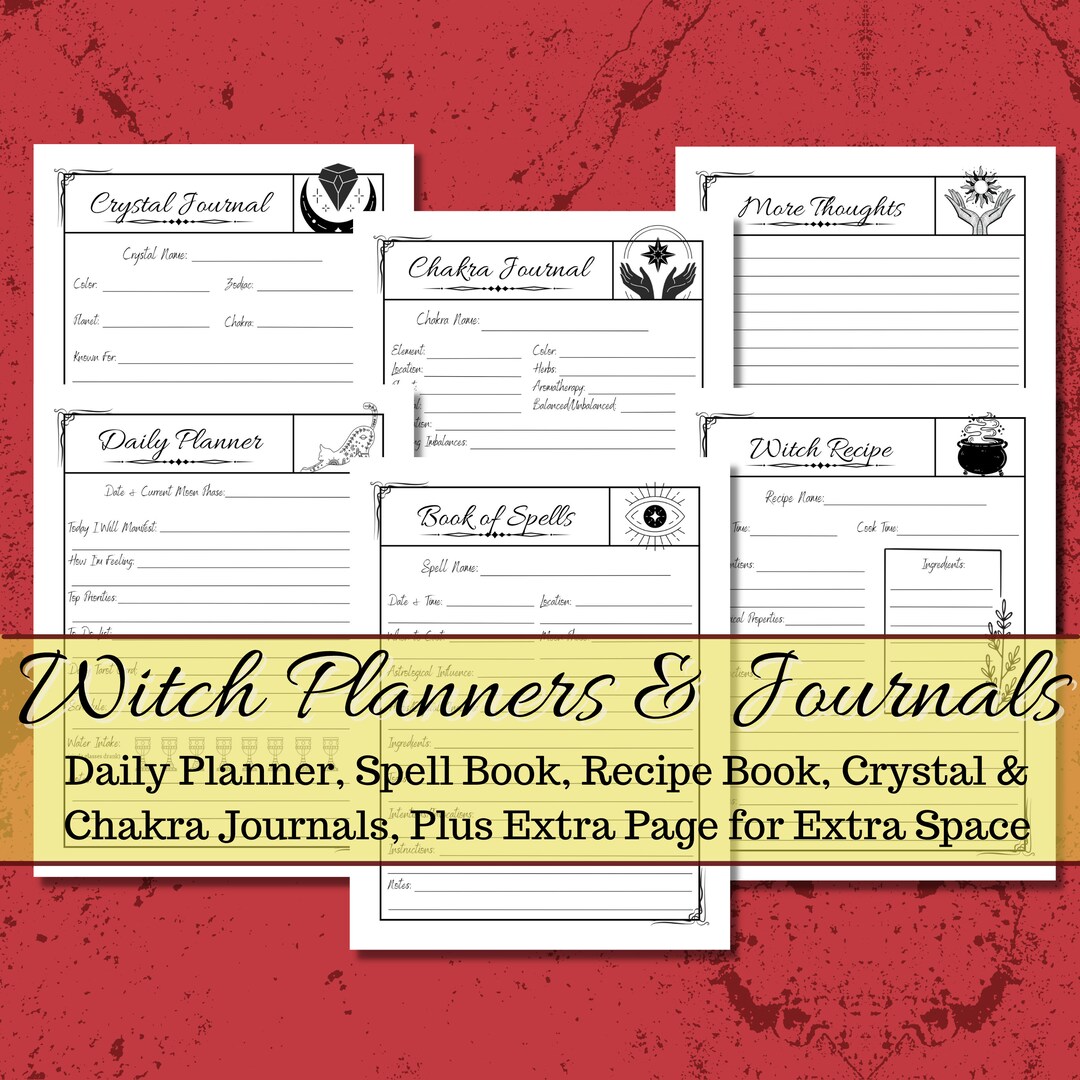 Witch Planners for Any Book of Shadows - Etsy