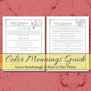 Color Correspondences - Etsy