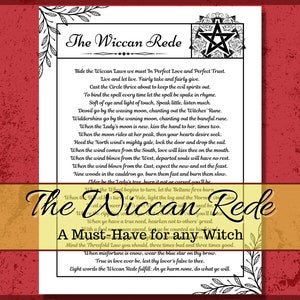 Wiccan Rede Witches Rede Digital Download - Etsy