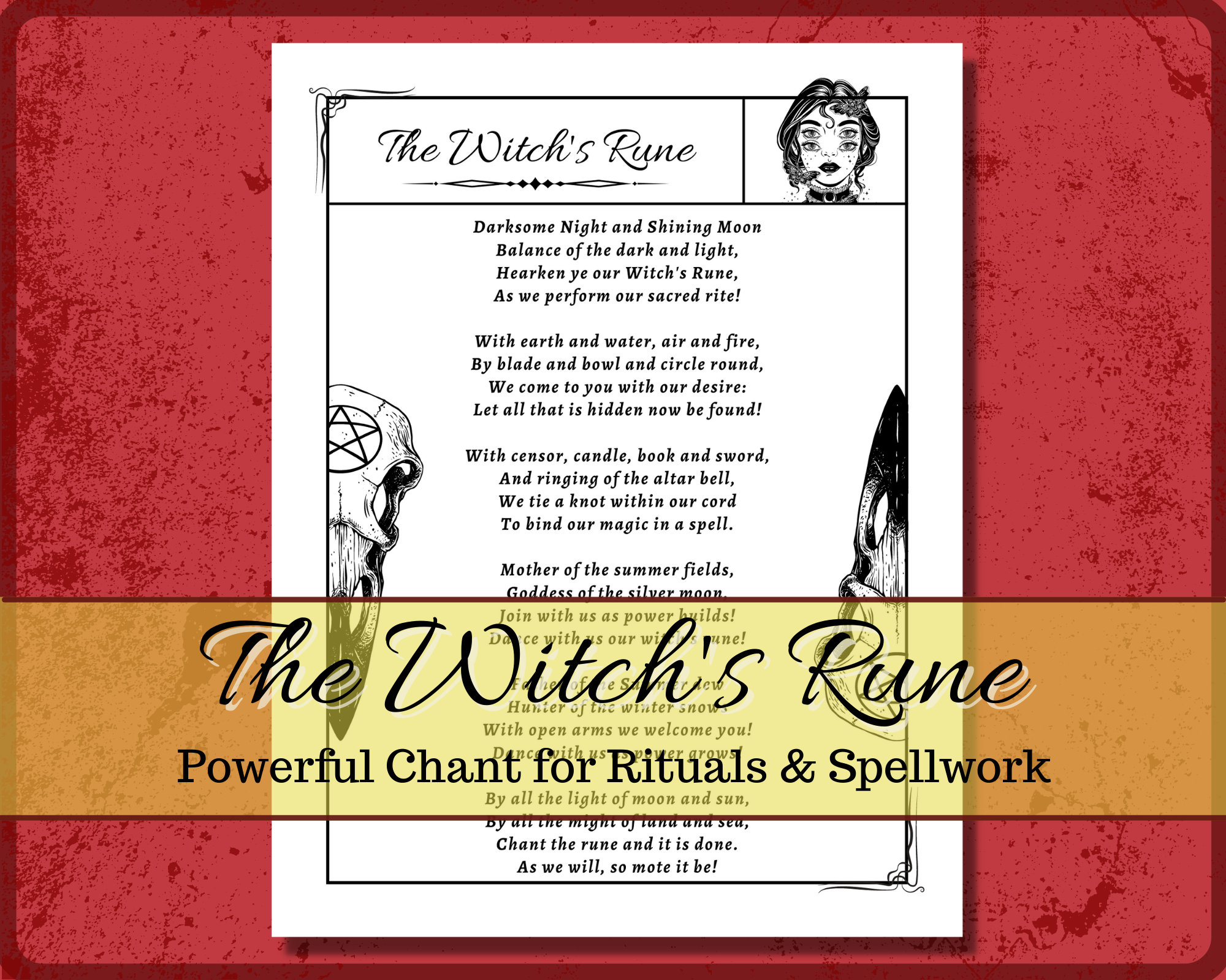 Witch's Rune - Etsy