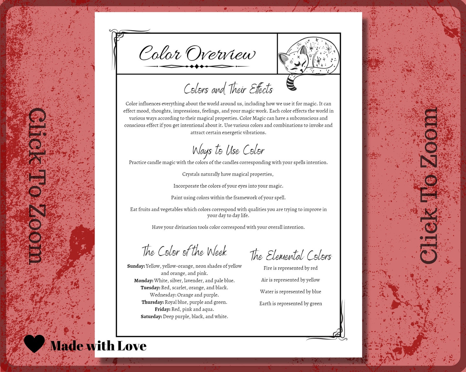 Color Correspondences - Etsy