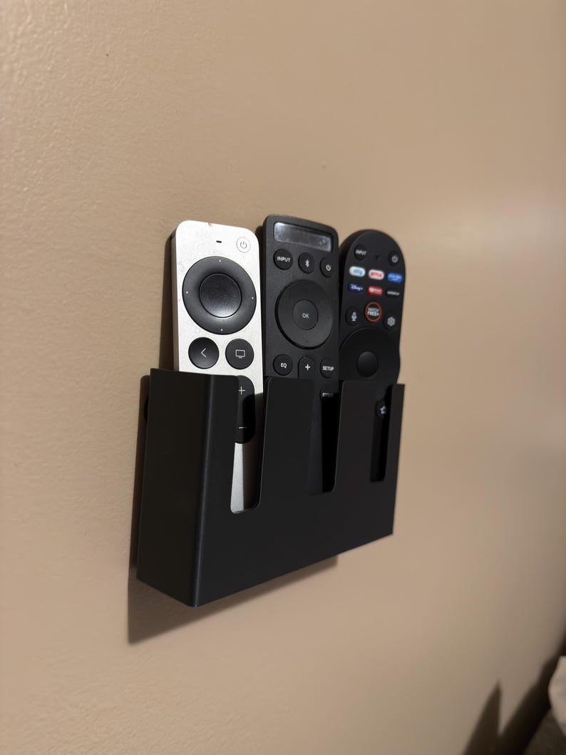 Wall Mount Remote Holder - Etsy