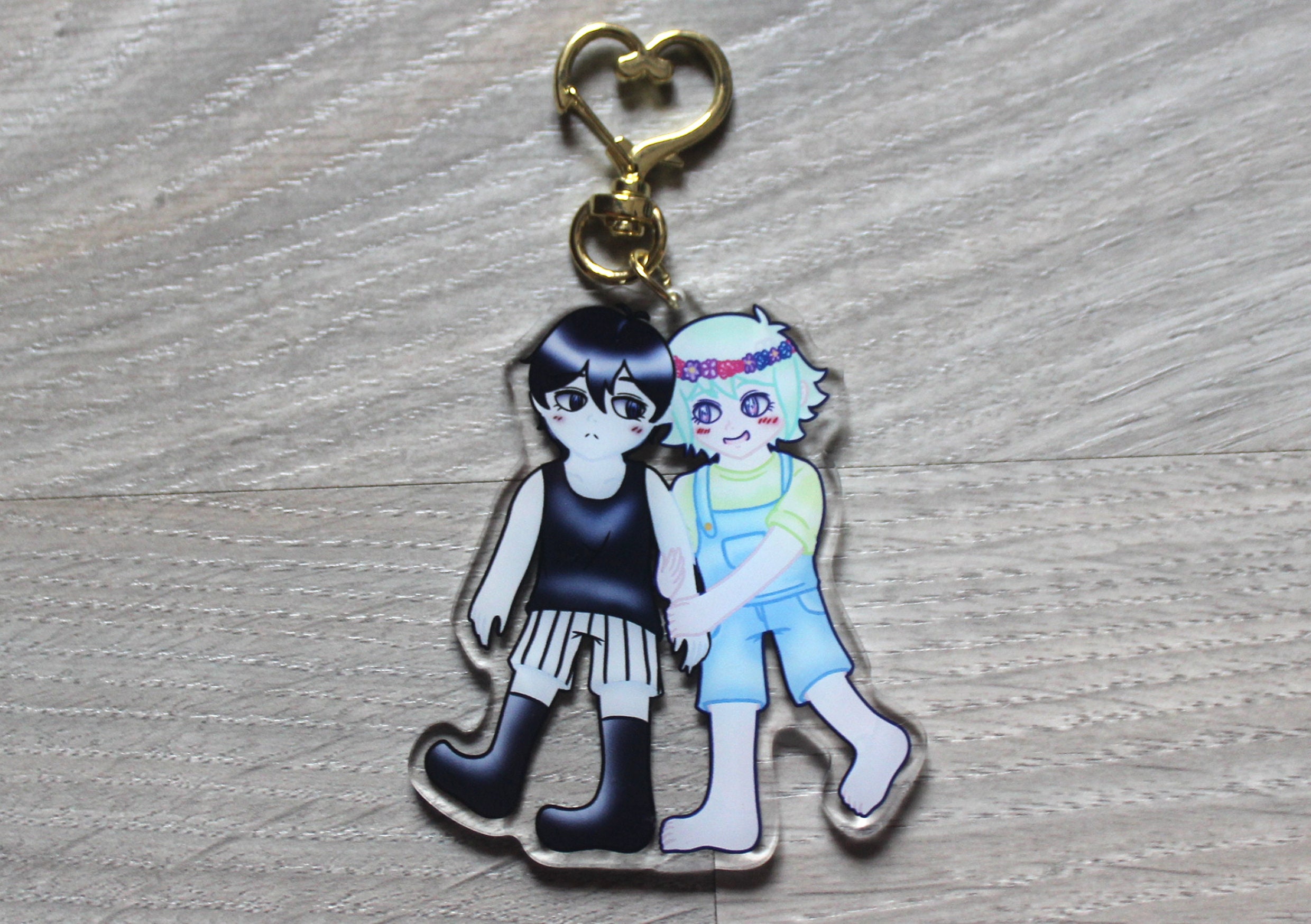 Keychain OMORI Double Face Heromari Sunnybasil - Etsy