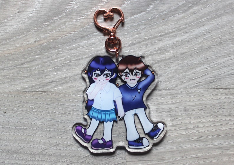 Keychain OMORI Double Face Heromari Sunnybasil - Etsy