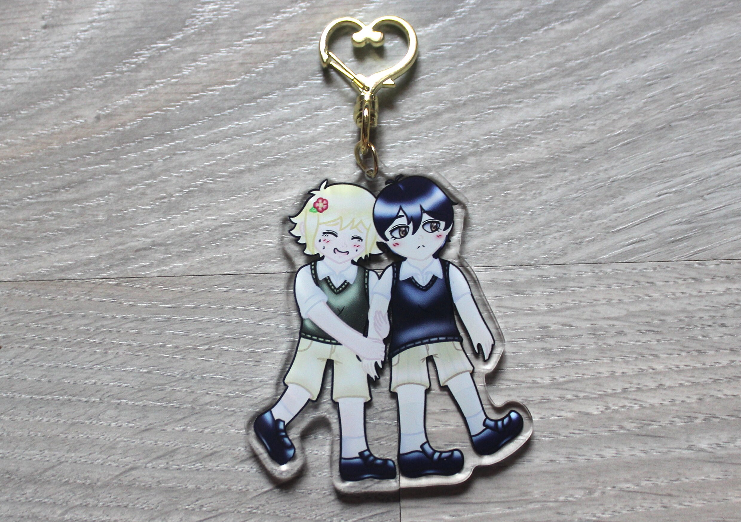 Keychain OMORI Double Face Heromari Sunnybasil - Etsy