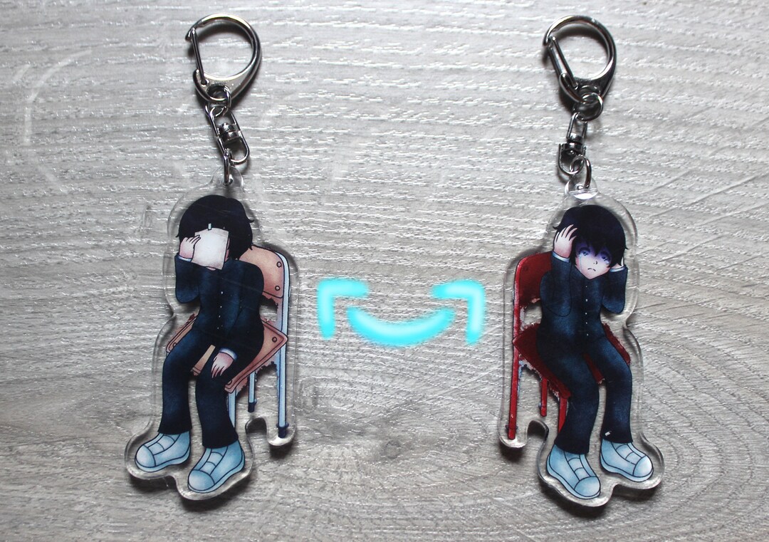 Keychain Lost One No Goukoku Double Face Mamoru - Etsy