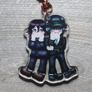 Porte-clés Danganronpa V3 Double Face Schuichi Saihara / Kokichi Ouma ...