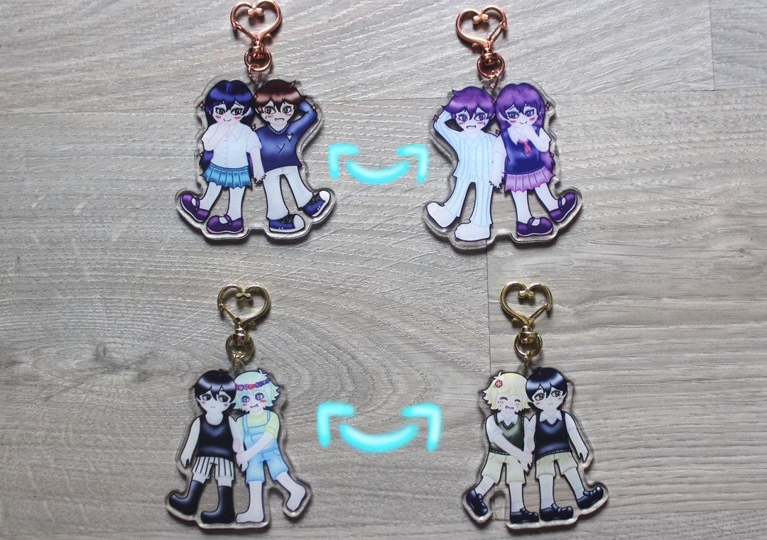 Keychain OMORI Double Face Heromari Sunnybasil - Etsy