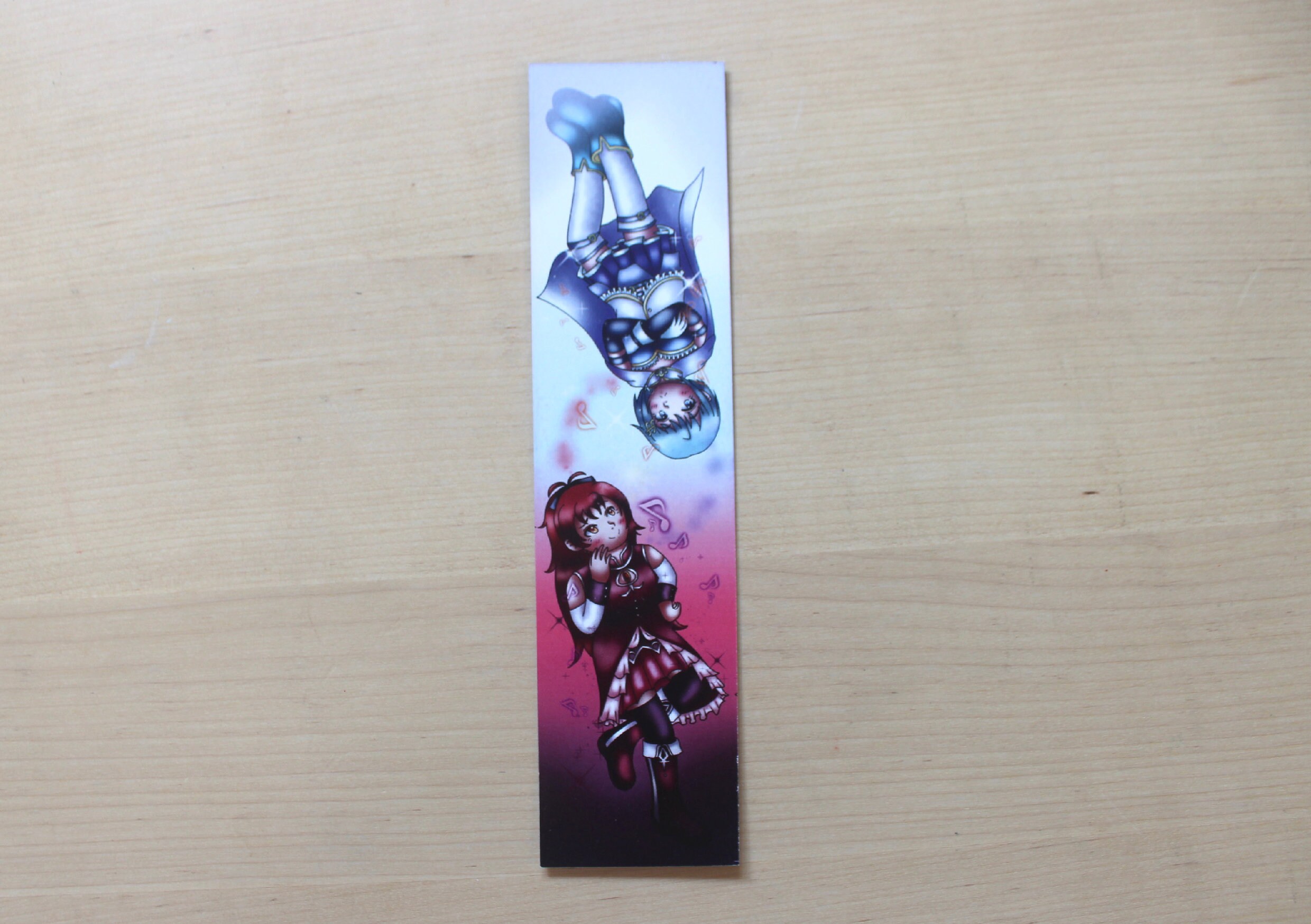 Madoka Magica Bookmark : Madoka and Akemi / Kyoko and Sayaka - Etsy