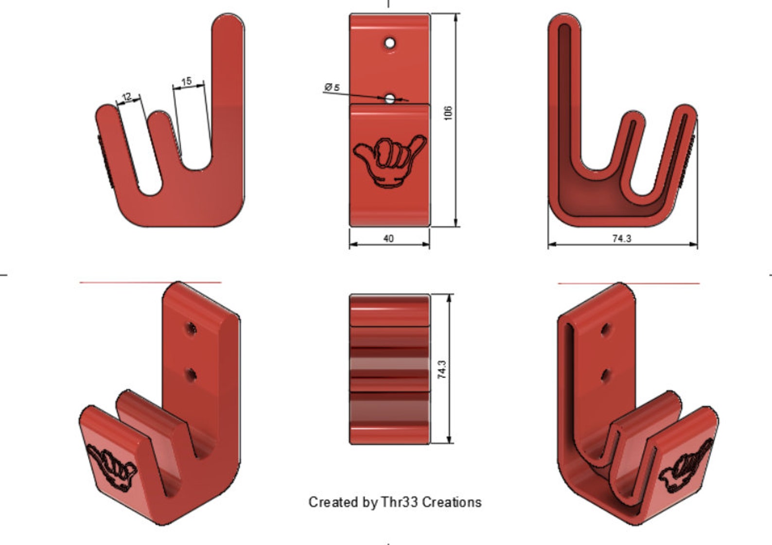 Snowboard/ski Sno Docker Wall Mount Brackets horizontal - Etsy