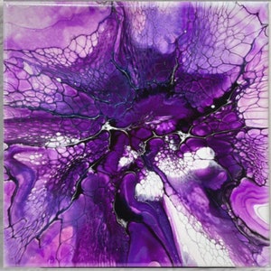 Acrylic Painting on Canvas/ Fluid Art Painting/ Abstract Painting ...