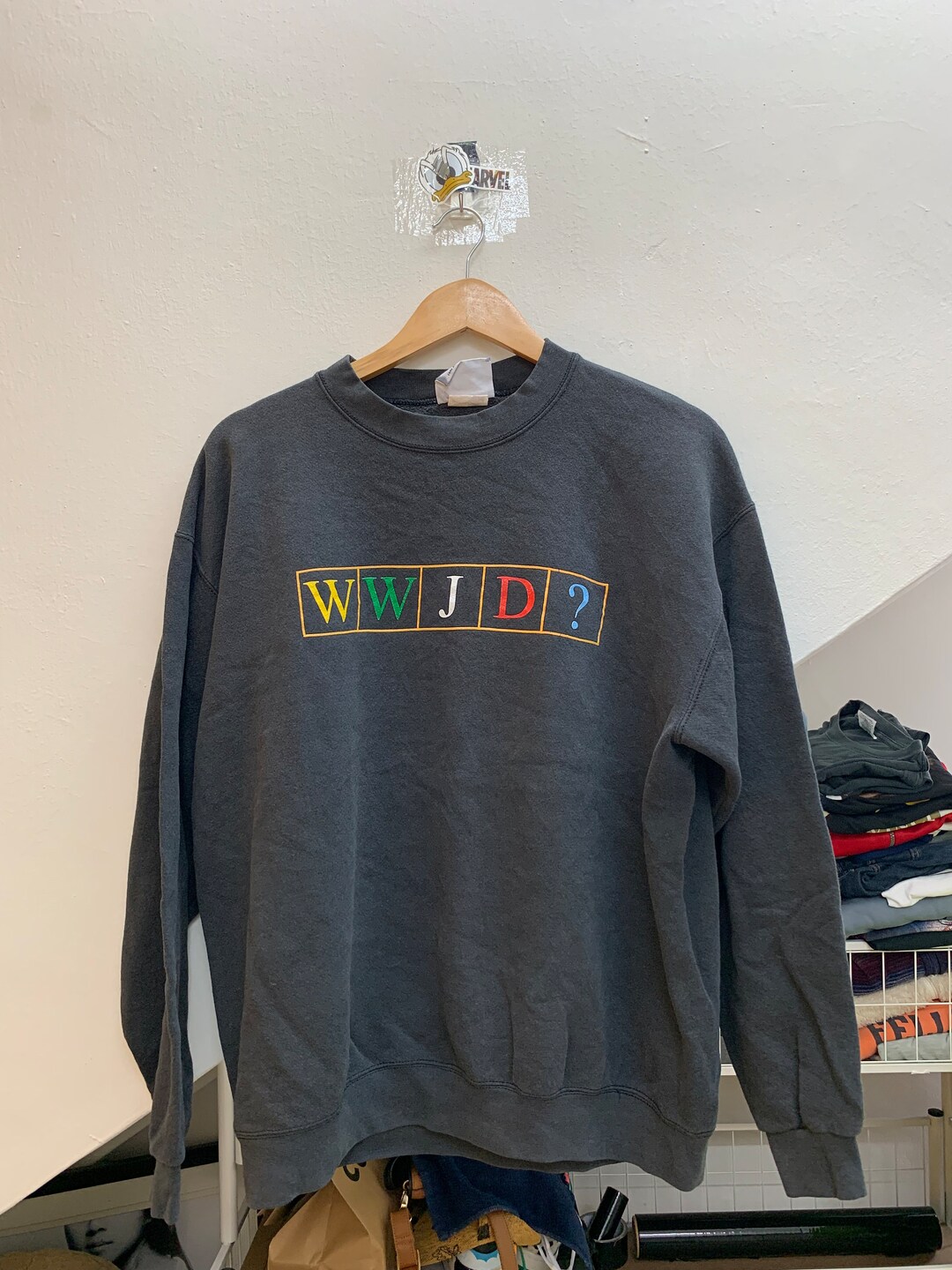 Vintage WWJD Sweatshirt Rare 1990 - Etsy