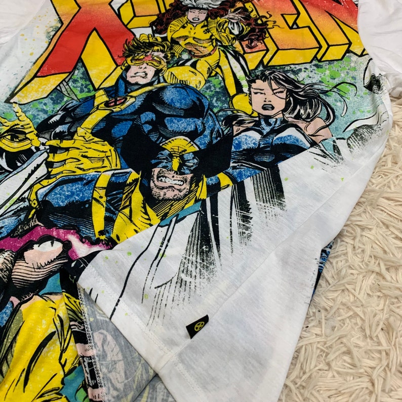 Size XL: X-men Marvel Fullprinted Mad Engine Character Wolverine Rogue ...
