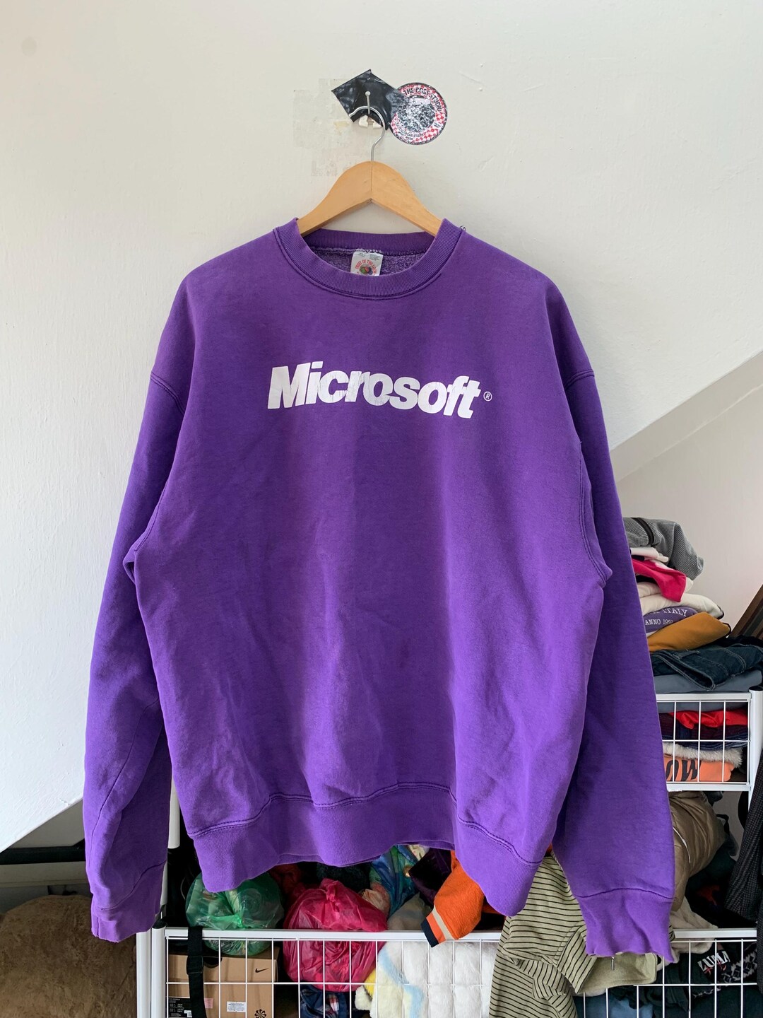 Vintage Microsoft Crewneck Sweatshirt: 90s Tech Staff (XL) - Etsy