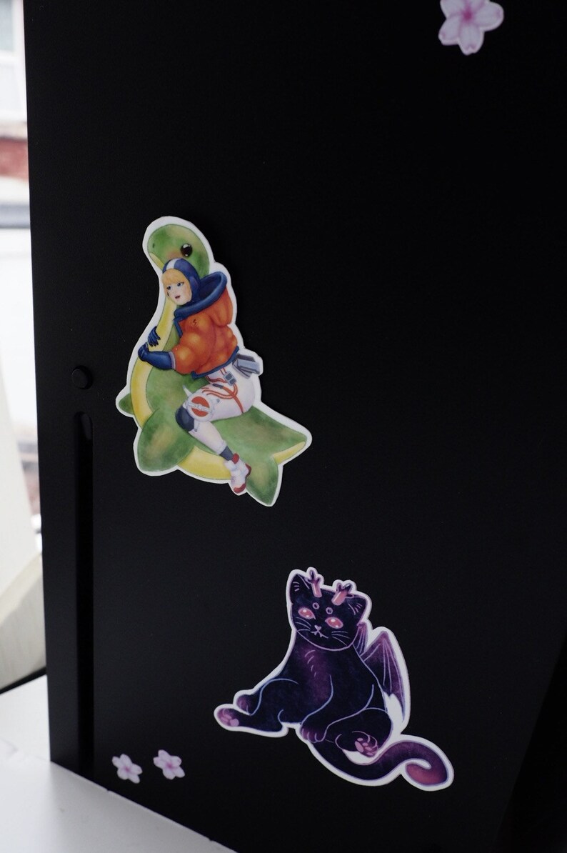 Watson and Nessie Glossy Vinyl Sticker Apex Legends Wattson | Etsy