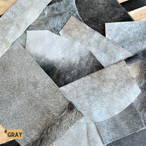 Genuine Cowhide Material Offcuts - for Arts and Crafts - Cowhide ...