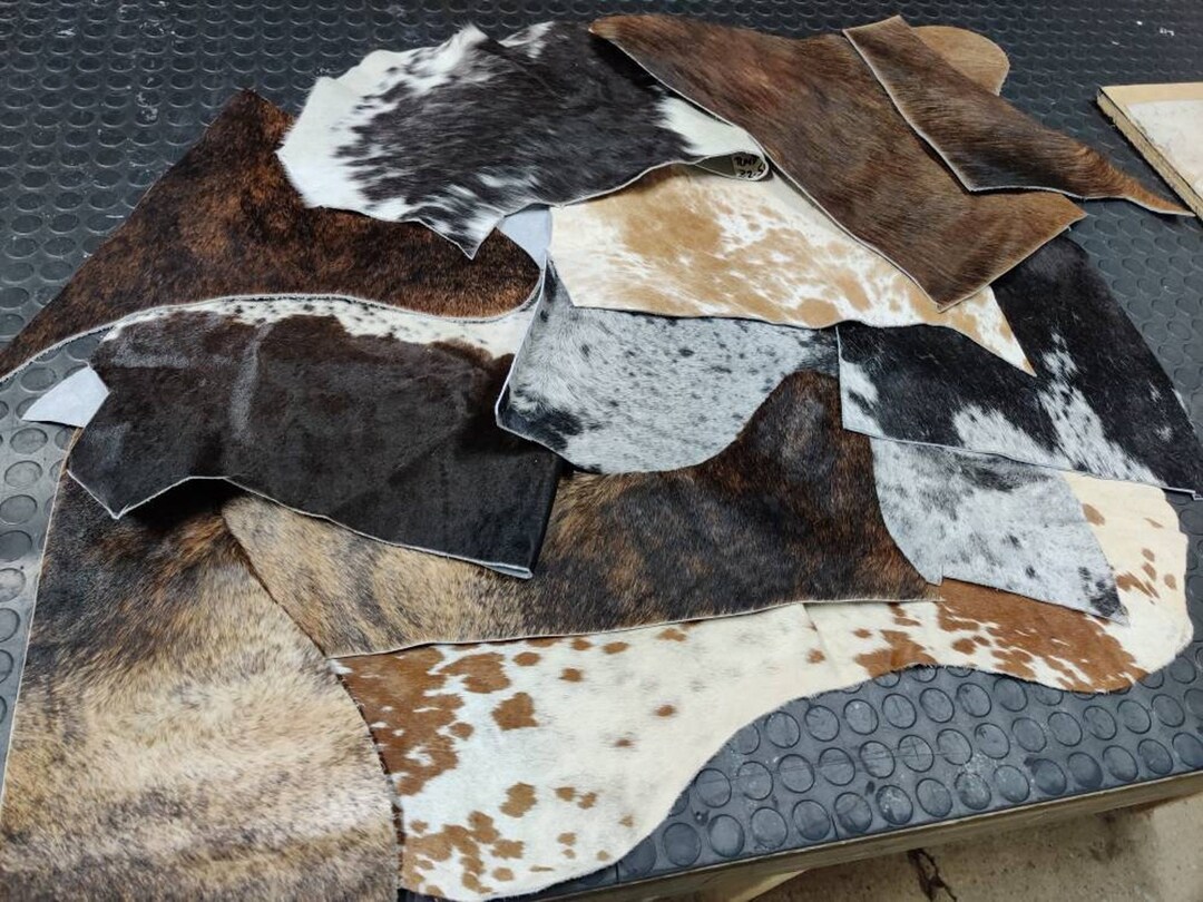 Genuine Cowhide Material Offcuts for Arts and Crafts - Etsy UK