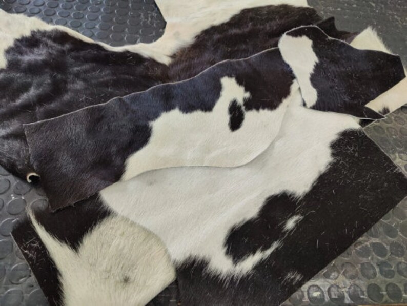 Genuine Cowhide Material Offcuts for Arts and Crafts | Etsy UK