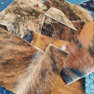 Genuine Cowhide Material Offcuts for Arts and Crafts - Etsy UK