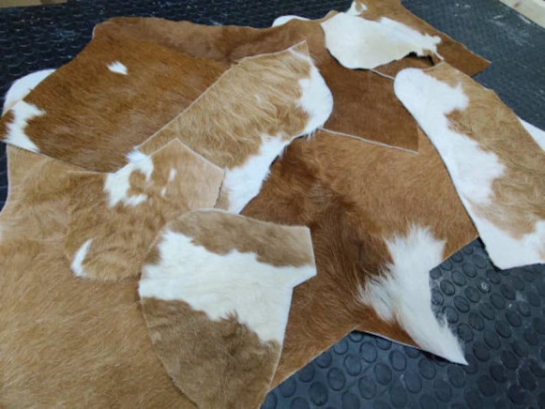 Genuine Cowhide Material Offcuts for Arts and Crafts - Etsy