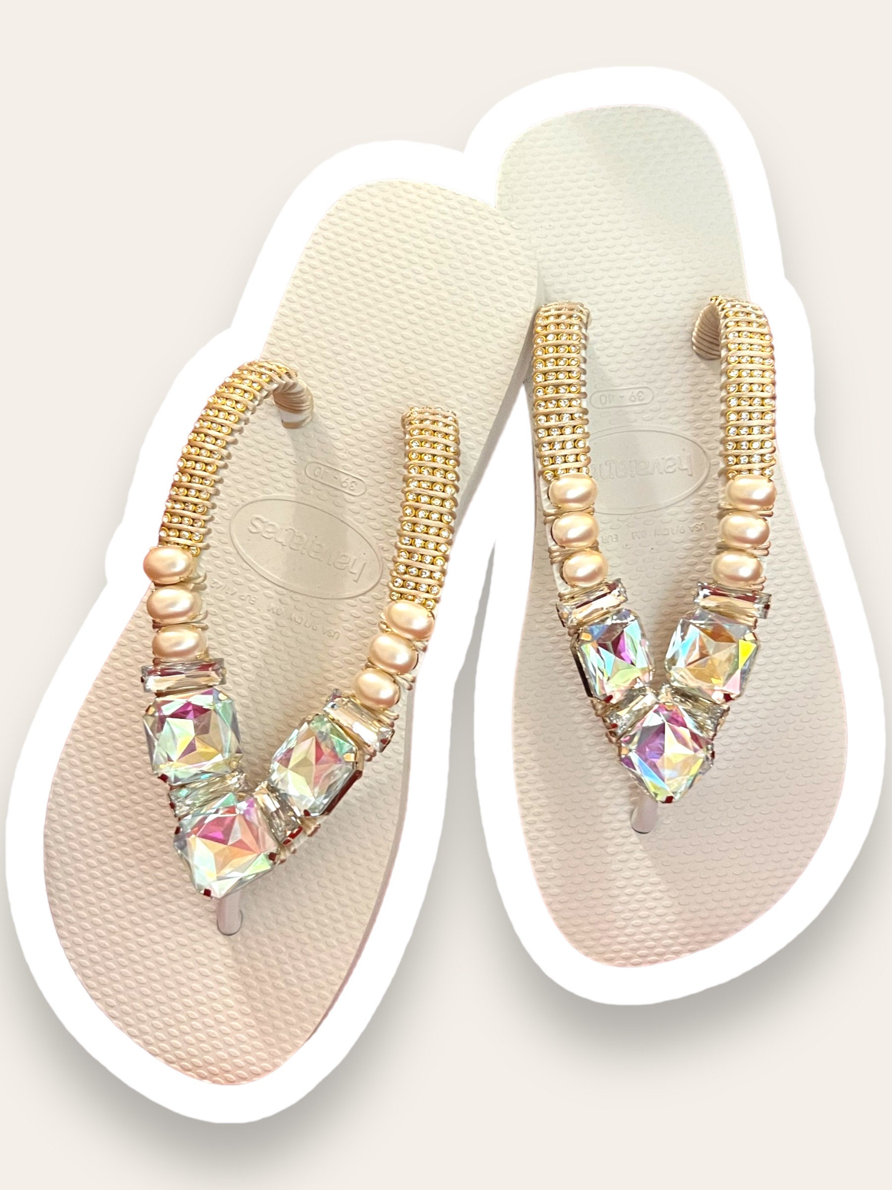 Flip Flop, Personalized Havaianas, Beach Accessories, Handmade Sandals ...