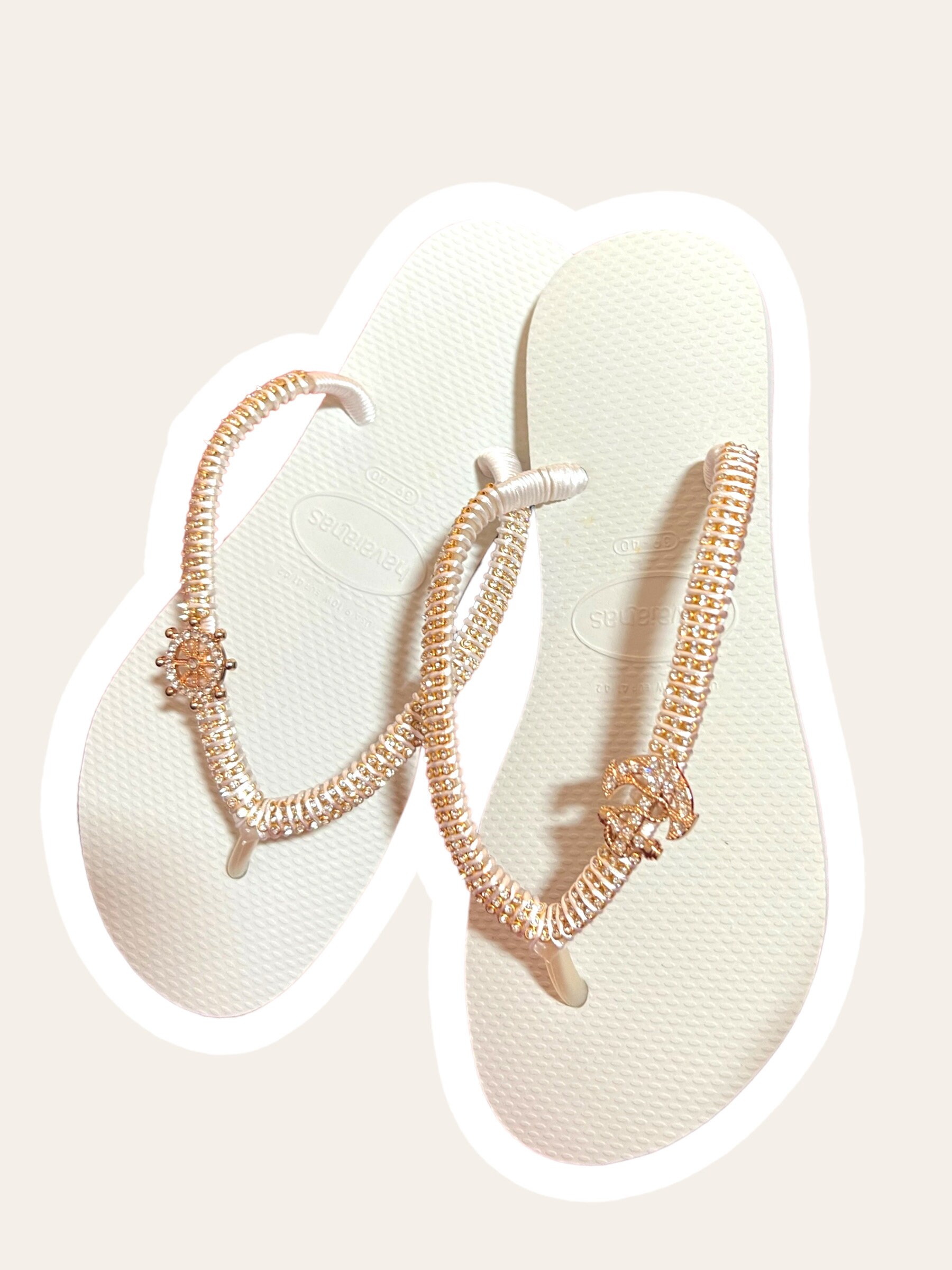 Flip Flop, Personalized Havaianas, Beach Accessories, Handmade Sandals ...