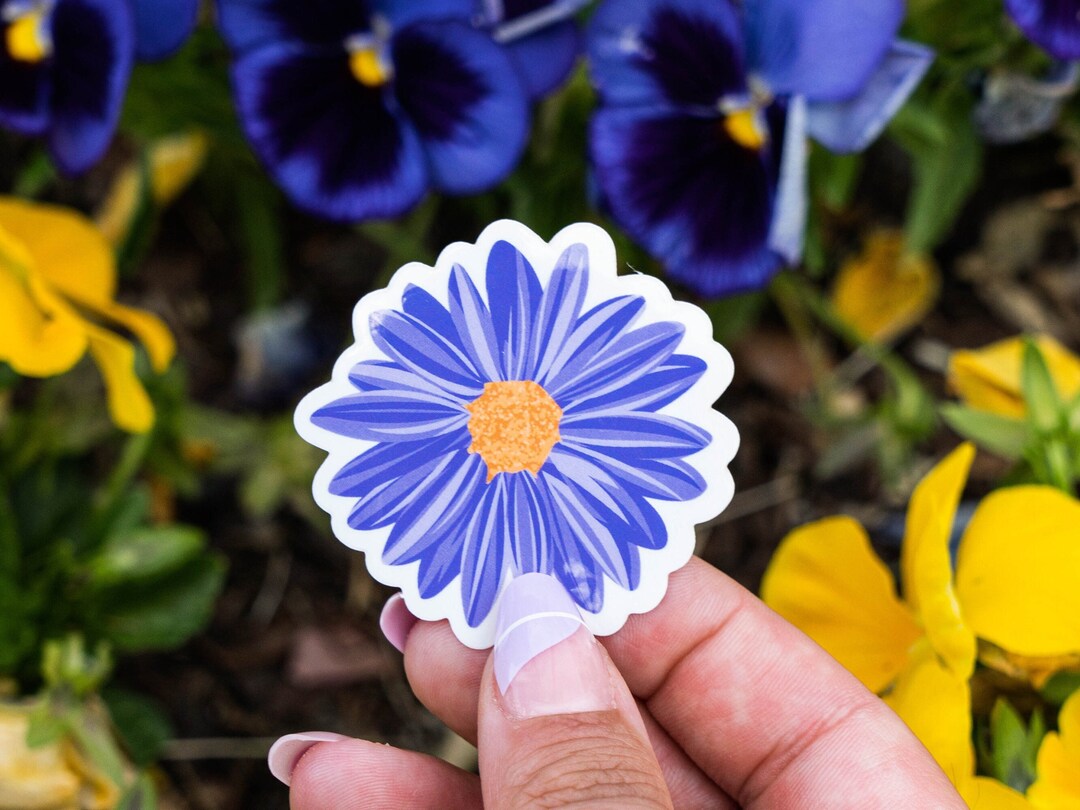 Illustrated Mini Daisy Sticker Daisy Stickers Wild Daisy Sticker Cute ...