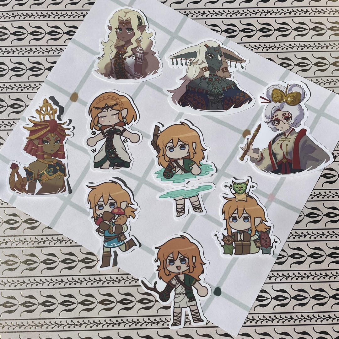 TOTK/BOTW Stickers - Etsy