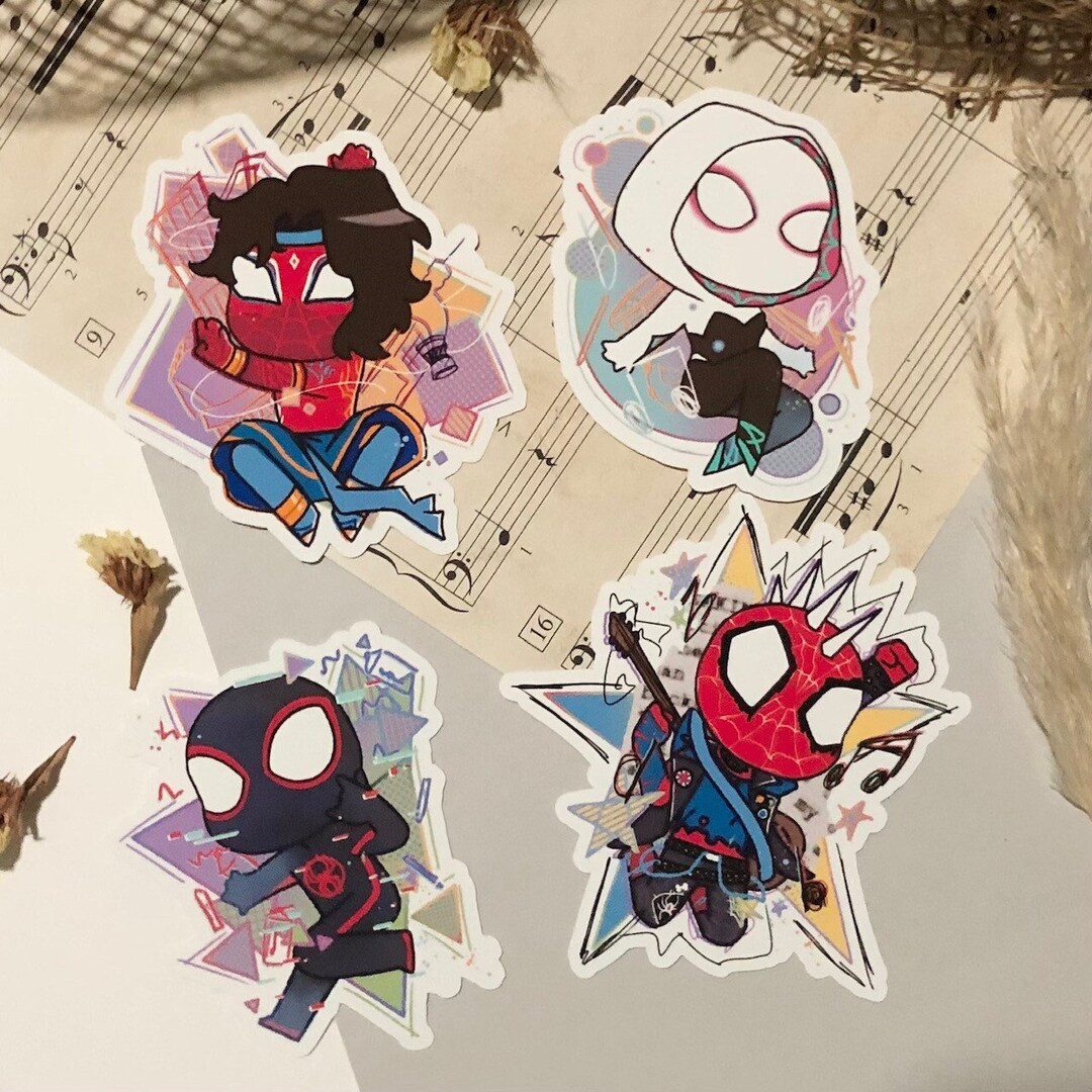 Spiderverse JUMP Stickers - Etsy