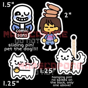 Undertale Enamel Pins - Etsy