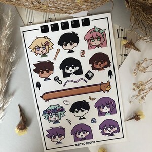 Omori Sticker Sheets - Etsy