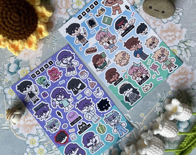 Omori Stickers | Glossy, Vinyl - Etsy