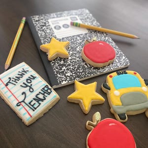 Teacher Appreciation Sugar Cookies - Etsy