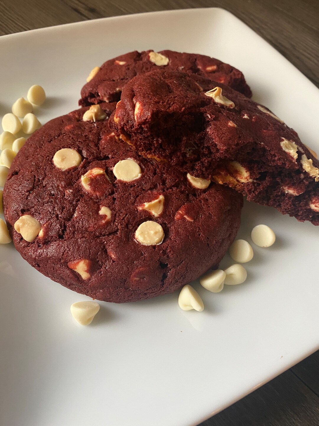 Jumbo Red Velvet Cookies - Etsy