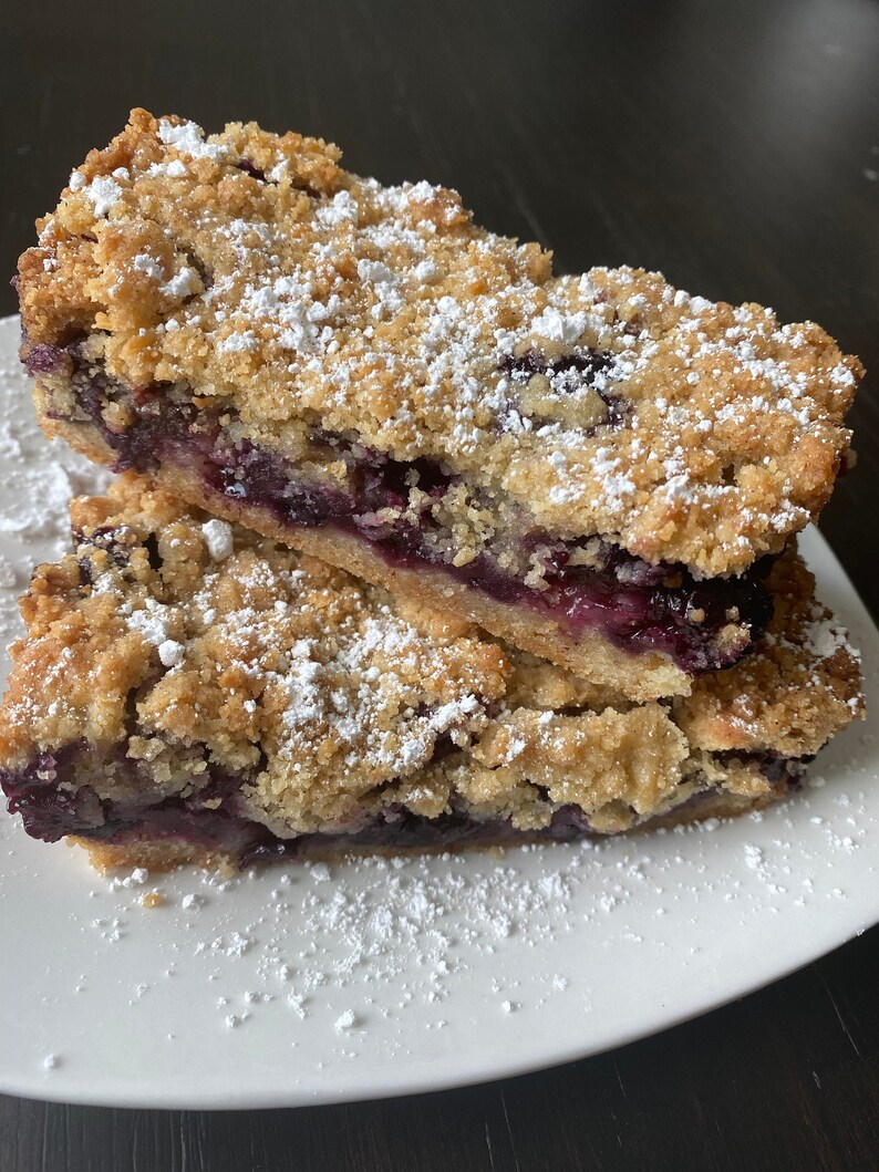 Blueberry Crumb Bars - Etsy