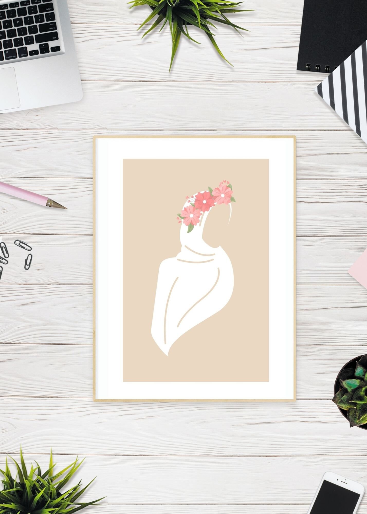 Muslim Queen Hijabi Queen Art Print Downloadable Art Hijab Print Muslim ...