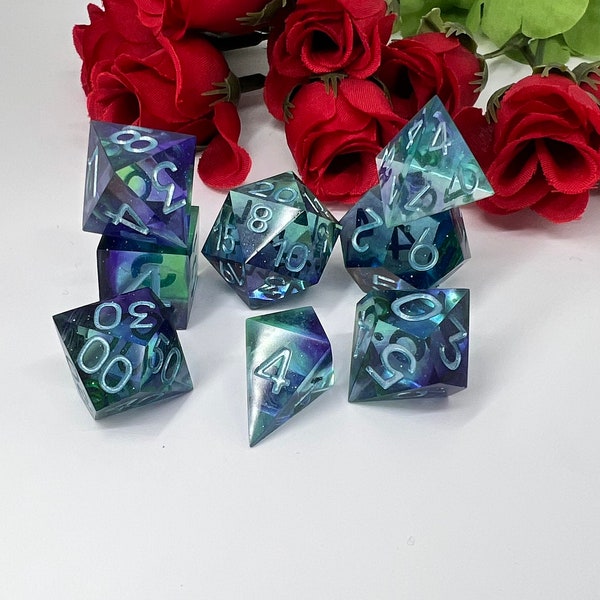 Set of 7 Piece Dice - Etsy