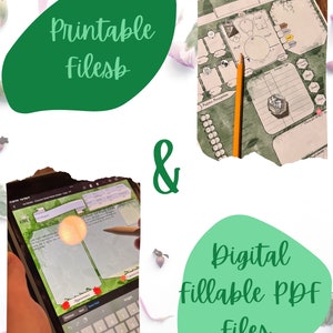 Ivy Garden Dnd 5e Character Sheet Dungeons and Dragons PDF Character ...